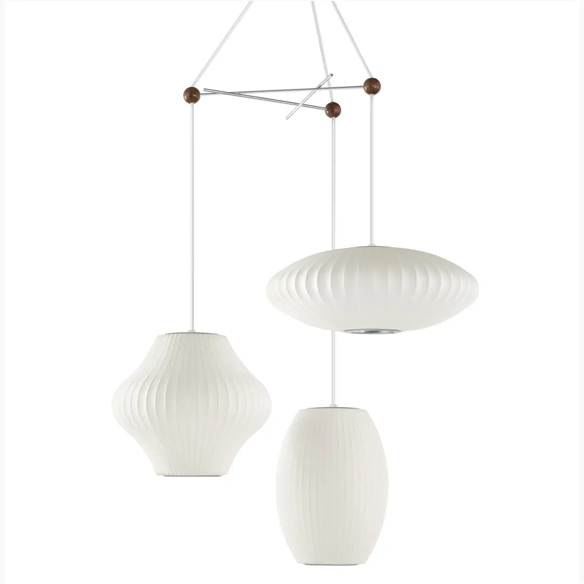 Nelson Triple Bubble Lamp Fixture – XTRA Office Pte Ltd